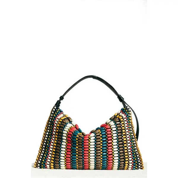 SIMONMILLER Beaded Puffin Bag