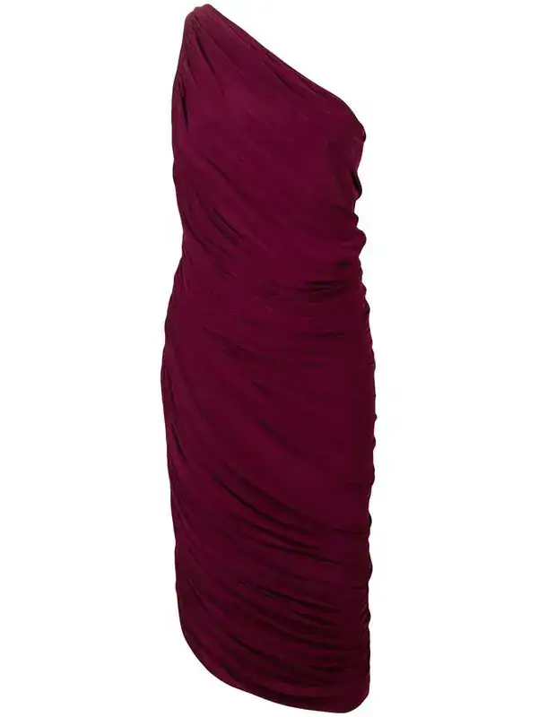 Norma Kamali Ruched Tube Cocktail Dress - Red - 8% Off | Editorialist