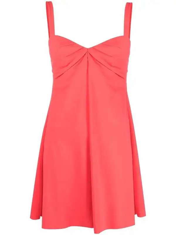 patrizia pepe stretch mini dress granadine red woman size l Mini Dress Viscose Elastane