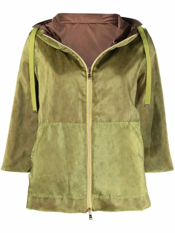 Herno Reversible Hooded Jacket - Green