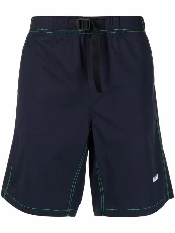 MSGM Logo-embroidered Track Shorts