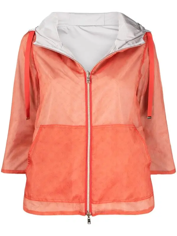 Herno Reversible Hooded Jacket - Orange
