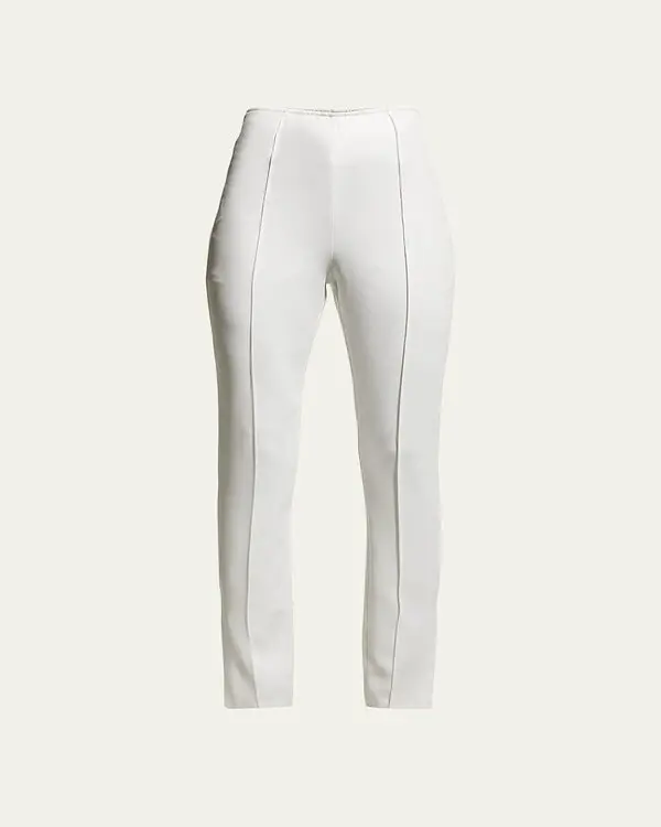 Cinq À Sept Brianne Slit-leg Trousers - Ivory