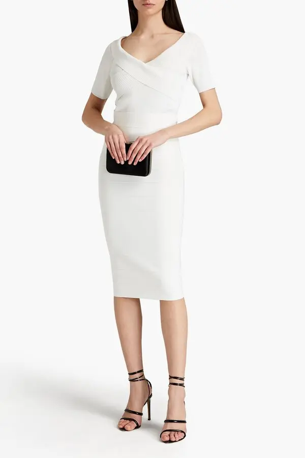 Herve Leger Bandage Midi Skirt