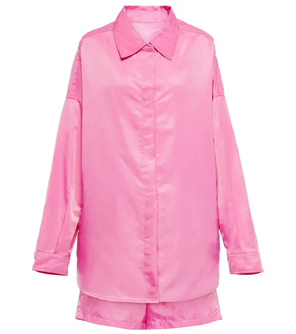 THE FRANKIE SHOP Perla Shirt Jacket And Shorts Set