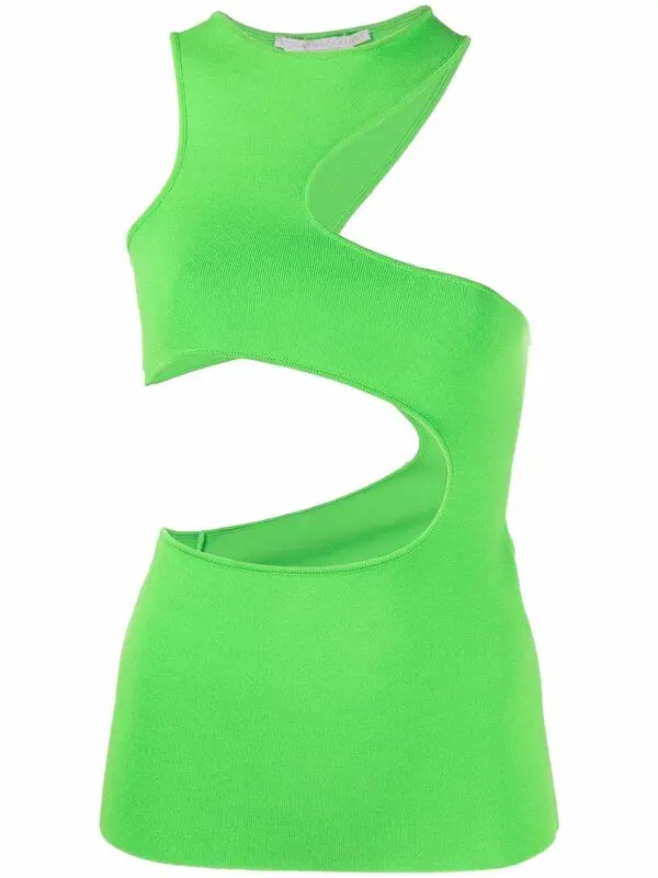 Stella McCartney Cut-out Tank Top - Green