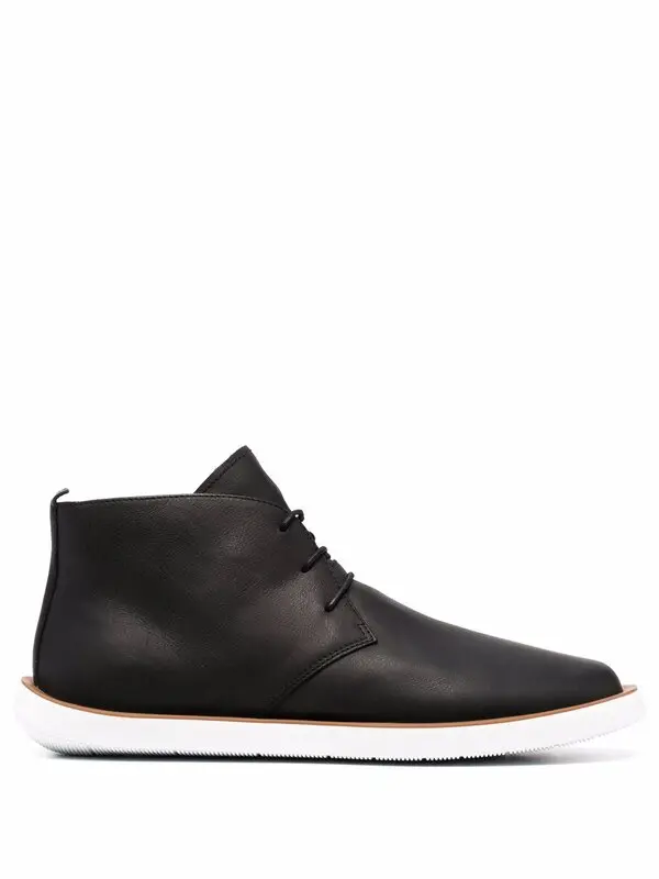 Camper Wagon Lace-up Ankle Boots