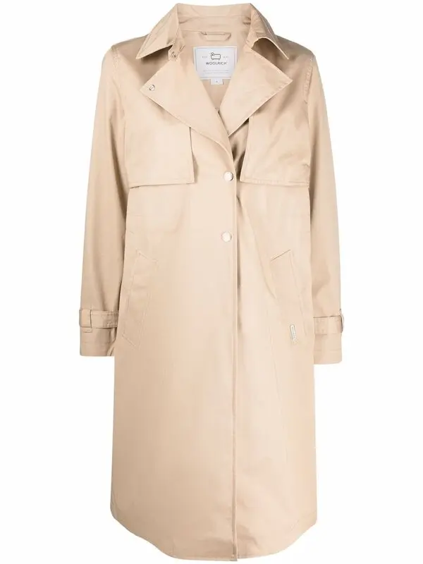 Woolrich Button-up Trench Coat