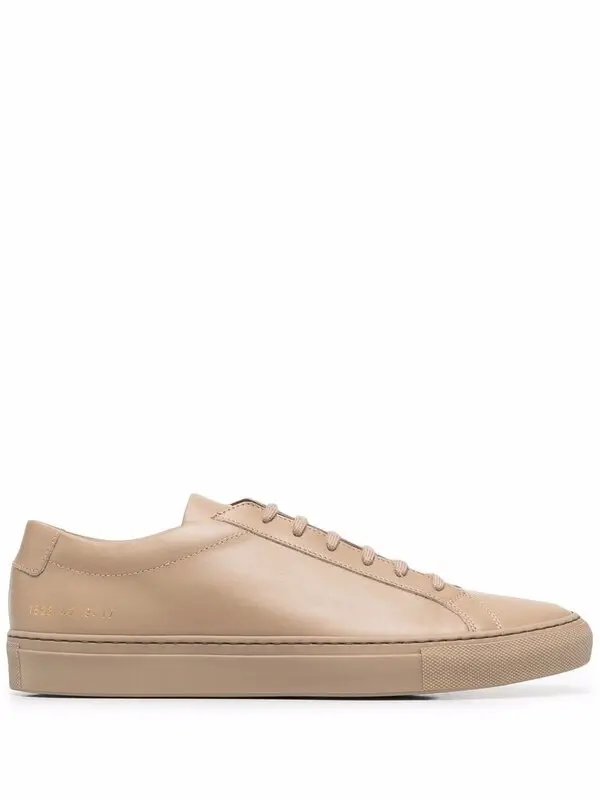 COMMON PROJECTS Low Top Leather Sneakers - Brown