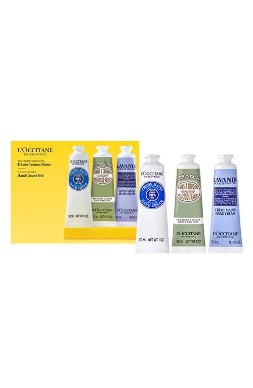 L'OCCITANE Travel Hand Cream Favorites Set $37 Value - No Color