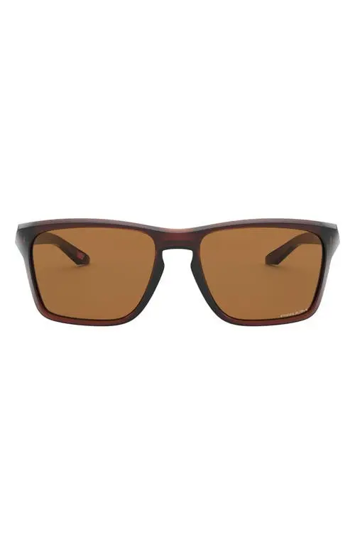 Oakley Sylas Rectangular Sunglasses - Lite Brown