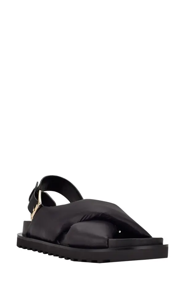 Guess Fabulus 2 Sandal - Black/ Black | Editorialist
