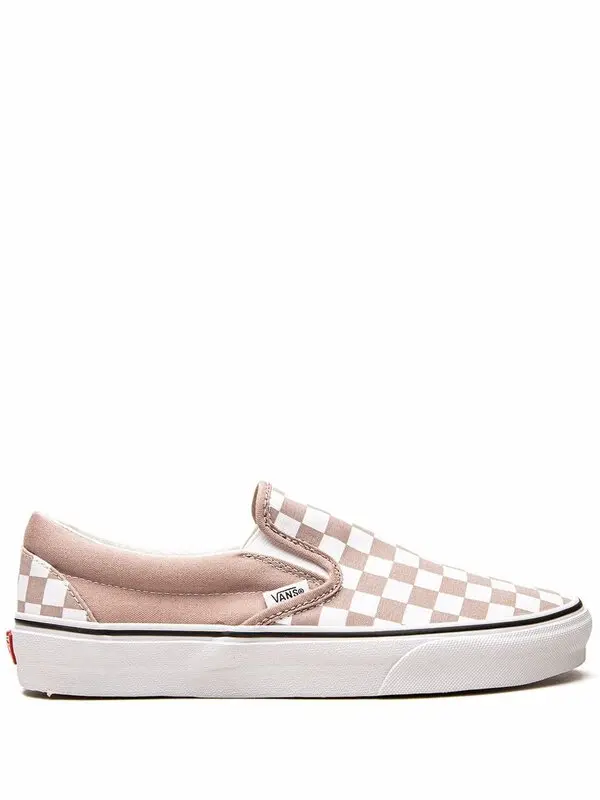VANS Classic Slip-on Checkerboard Sneakers - Neutrals