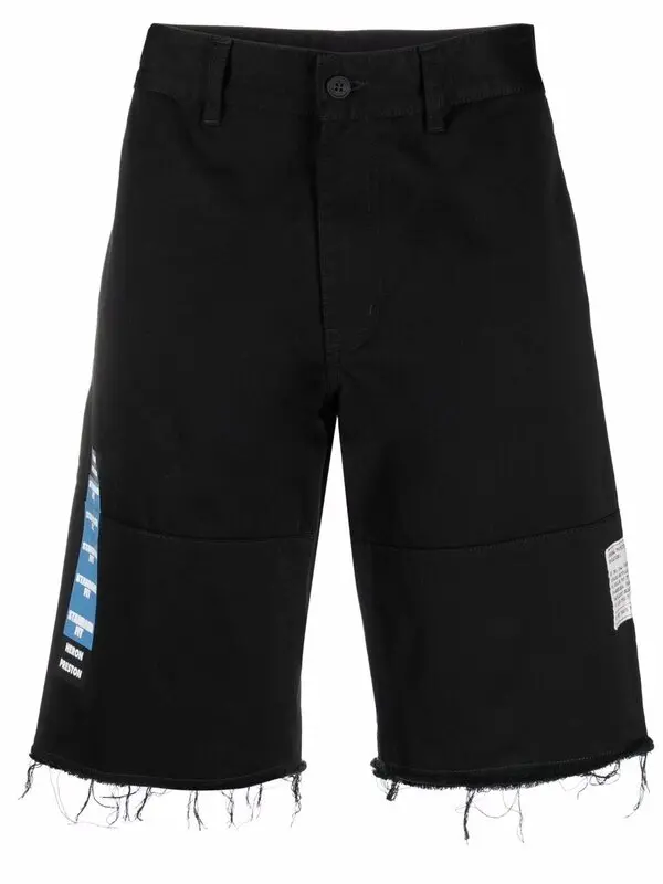 Heron Preston Raw Hem Denim Shorts
