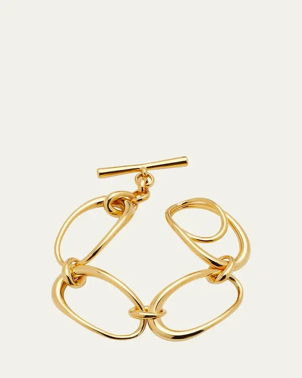 Charlotte Chesnais Turtle Chain Bracelet - Yellow