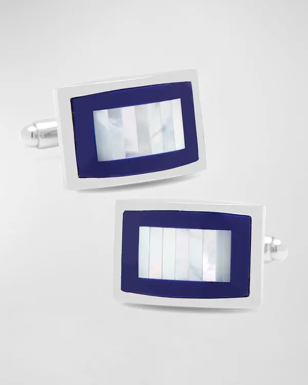 CUFFLINKS, INC. Mother-of-pearl And Lapis Key