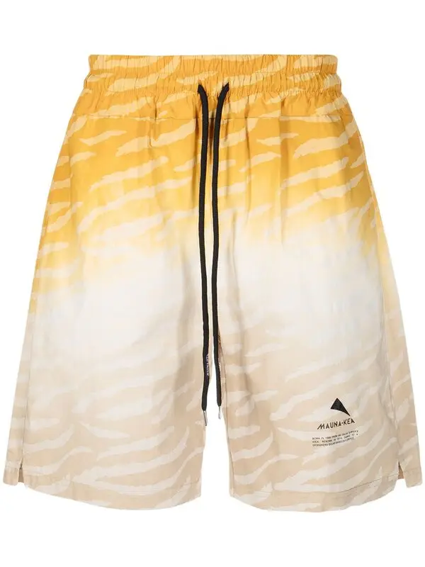 MAUNA KEA Gradient-effect Shorts