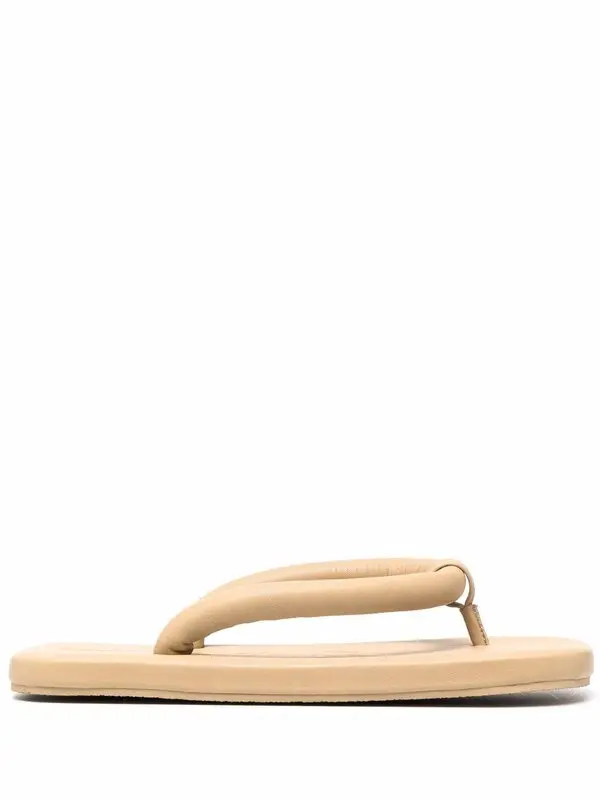 Camper Hastalavista Leather Flip-flops - Neutrals