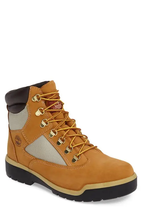 Timberland Field Waterproof Boot In Wheat/ Waterbuck 40% Off