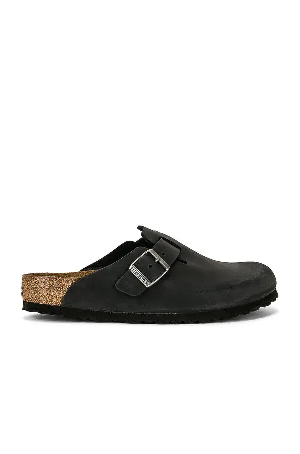 BIRKENSTOCK Boston Clog - Black Oiled
