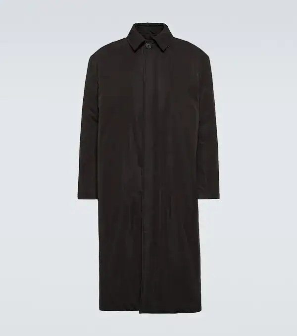 The Row Django Nylon Coat In Black - 40% Off | Editorialist