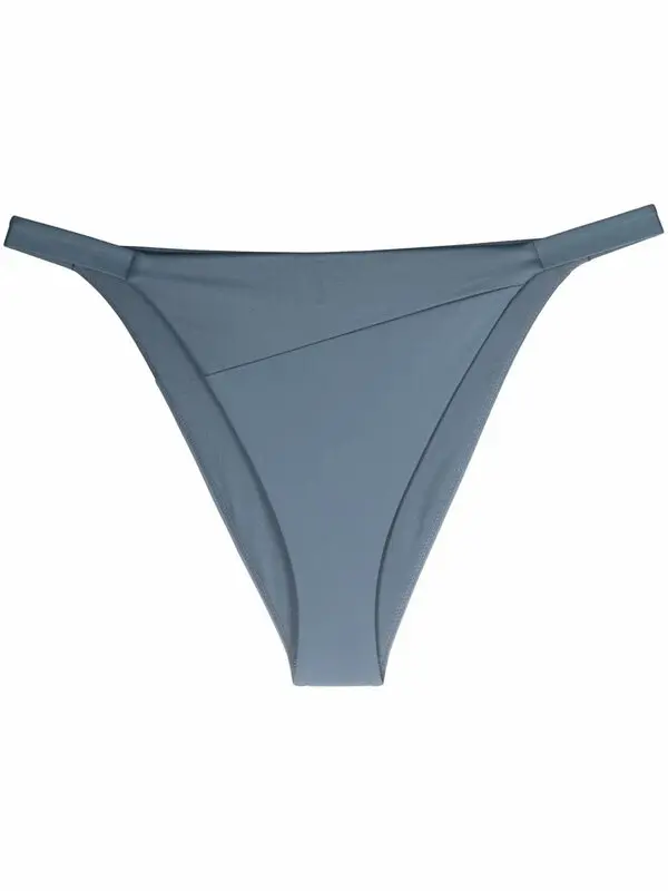 Calvin Klein High-Waist Bikini Bottoms In Blue 43% Off