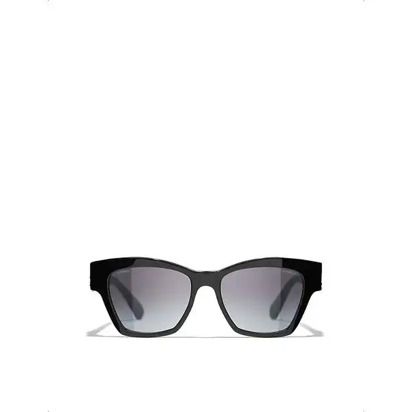Chanel Cat Eye Sunglasses - Black | Editorialist display picture 1