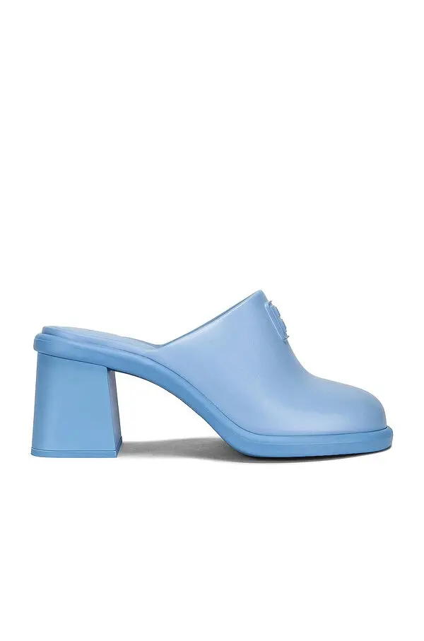 Miu Miu Soft Mules - Celeste