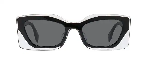 Fendi Fe40034u 01a Geometric Feel Sunglasses - Grey  display picture 3