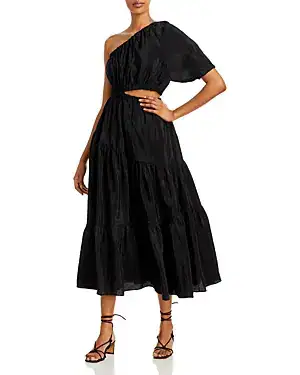 moon river black dress Little Miss Black Babydoll Dress main image 1