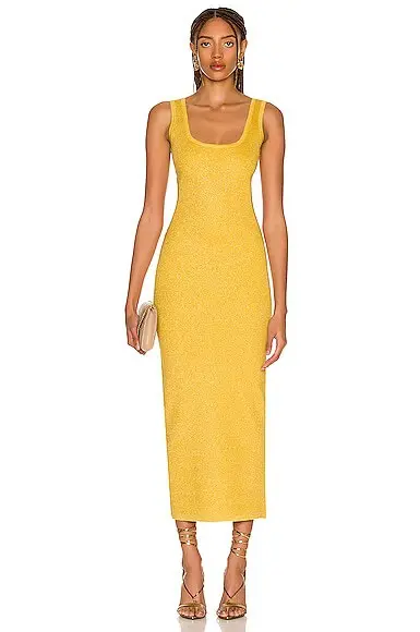 Dundas Oakley Dress In Yellow - 35% Off | Editorialist