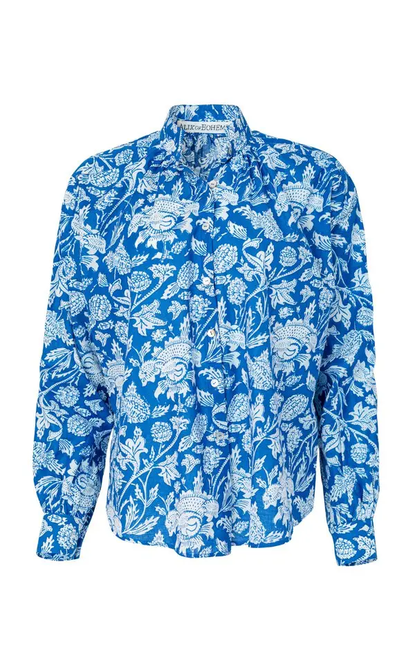 Alix Of Bohemia Kiki Azure Garden Shirt