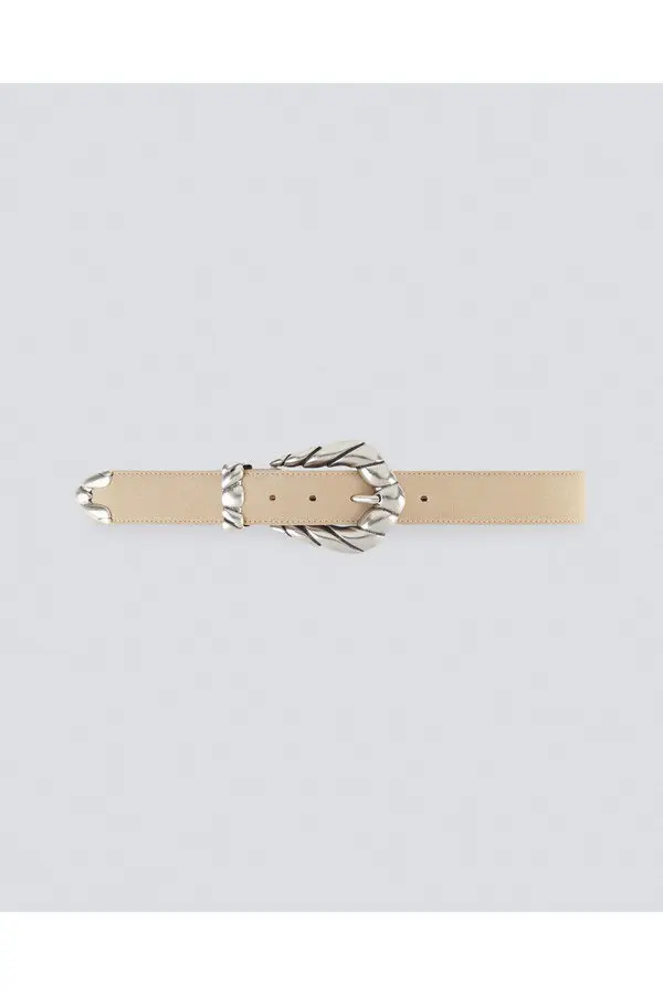 IRO PARIS Embellas Leather Belt - Silver | Editorialist