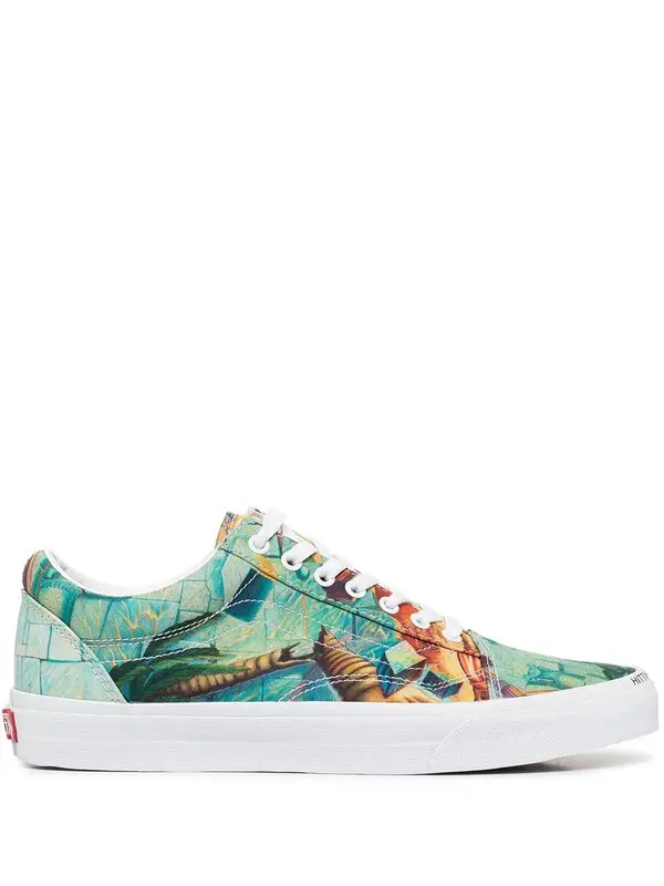 VANS Old Skool Illustrated Sneakers - Blue