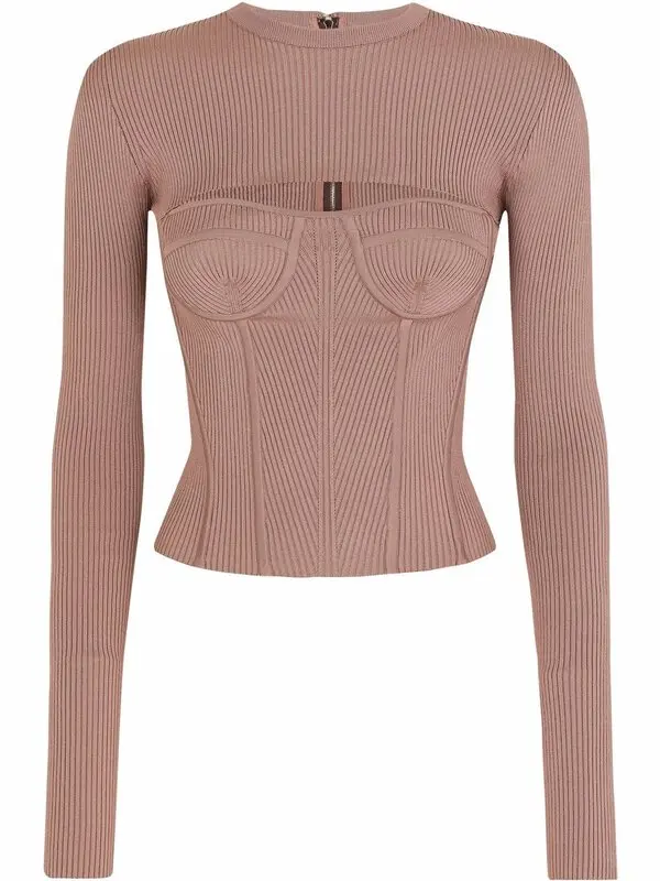 Dolce & Gabbana Corset Cut-out Jumper