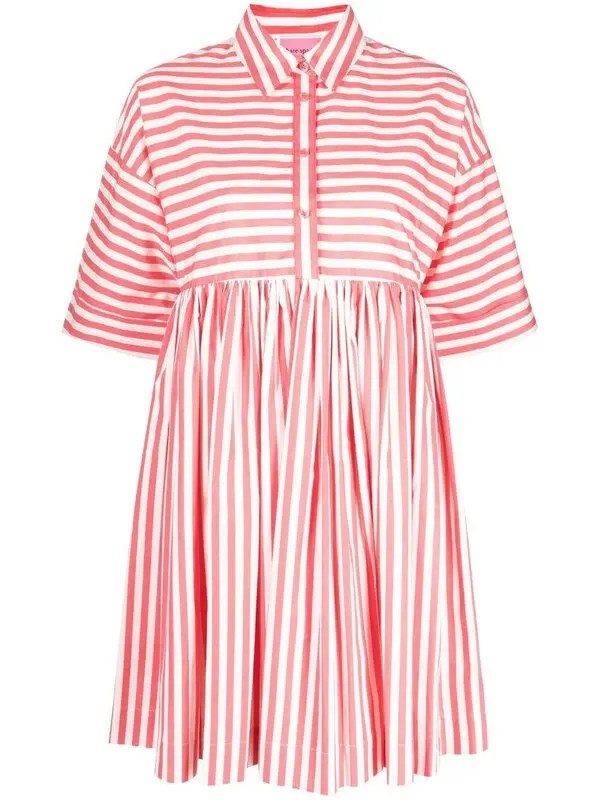 Kate Spade New York Julia Striped Shirt Dress In White - 31% Off |  Editorialist