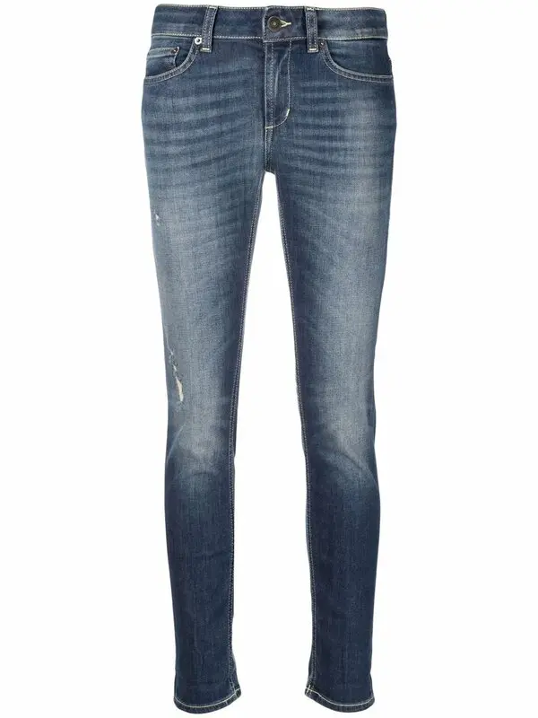 DONDUP Faded-finish Cropped Jeans