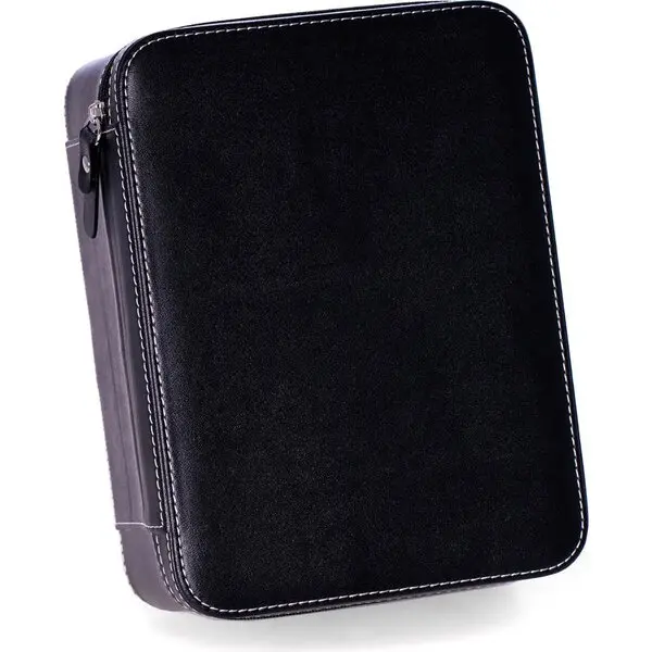 BEY-BERK Drake Leather Watch & Accessory Case