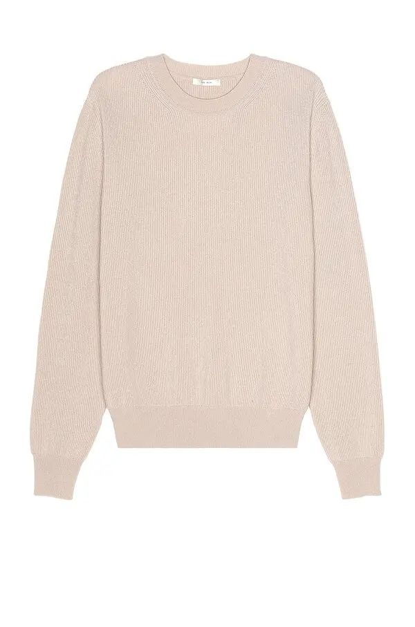 THE ROW Benji Crew Neck - Limestone