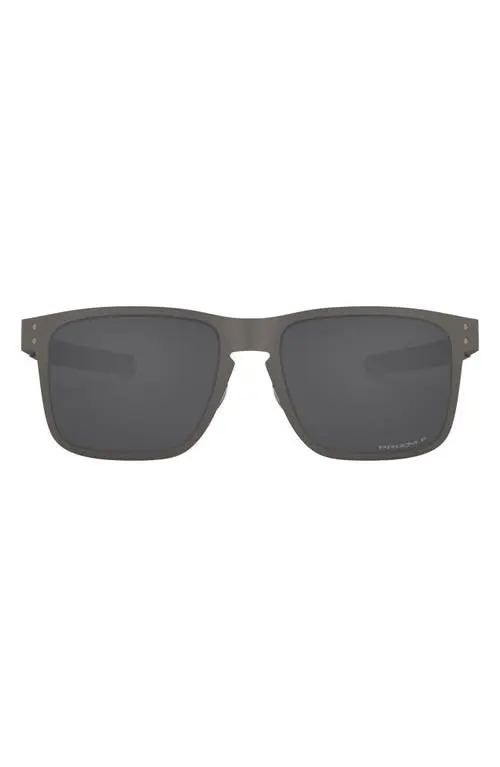 Oakley Holbrook 55mm Prizm™ Polarized Square Sunglasses - Matte Gunmetal/prizm Black