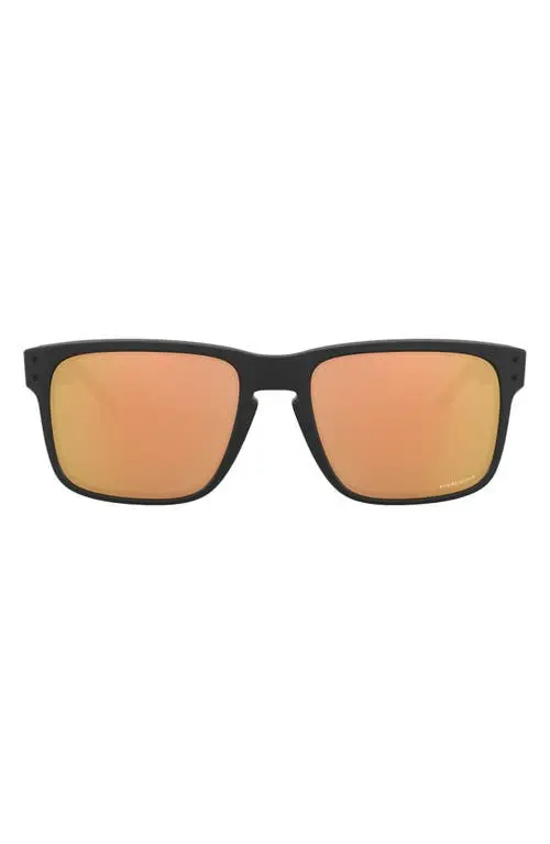 Oakley 56mm Prizm™ Square Sunglasses - Rubber Black