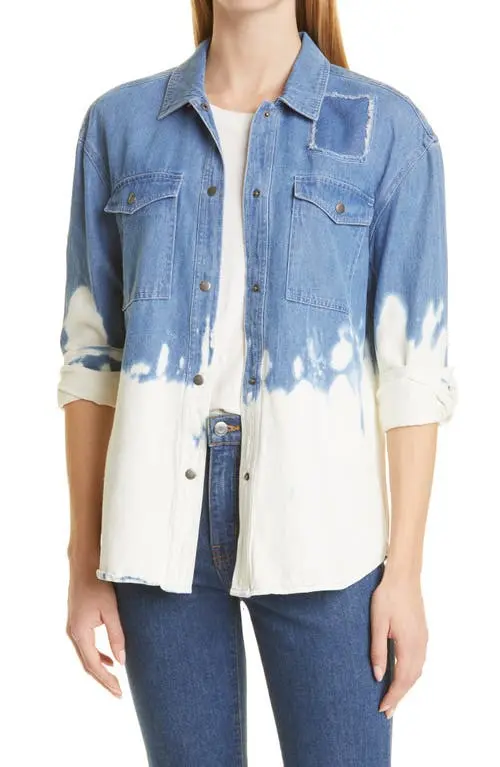 Rails Turner Bleach Denim Button-up Shirt