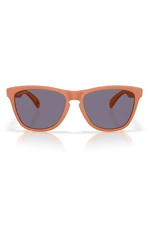 Oakley 55mm Polarized Rectangle Sunglasses - Matte Ginger / Prizm Grey