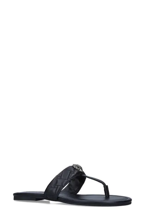 Kurt Geiger Kensington T-strap Sandal - Black