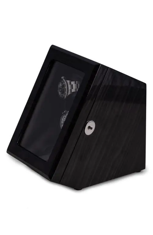 BEY-BERK Ash Wood Veneer Watch Storage Case