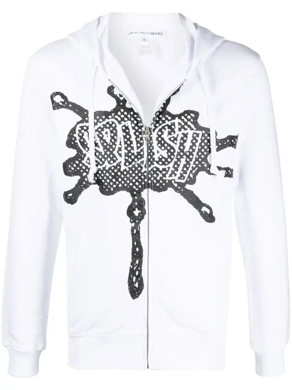 Comme Des Garçons Graphic-print Hoodie