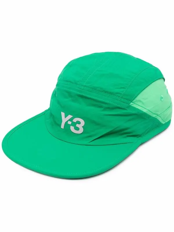 Y3 Logo-Running Cap In Green - 31% Off | Editorialist
