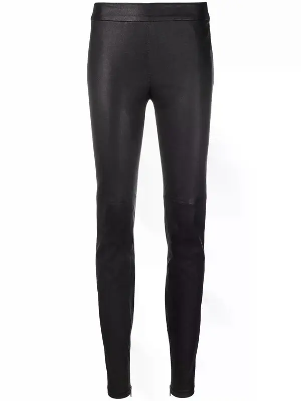 Givenchy Polished-finish Zip-detail Trousers