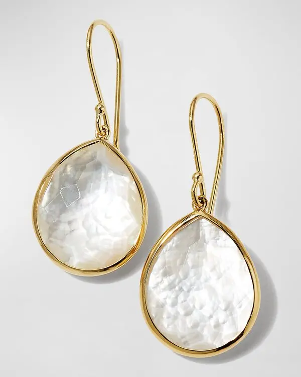 Ippolita 18k Gold Teardrop Earrings - Mother Of Pearl