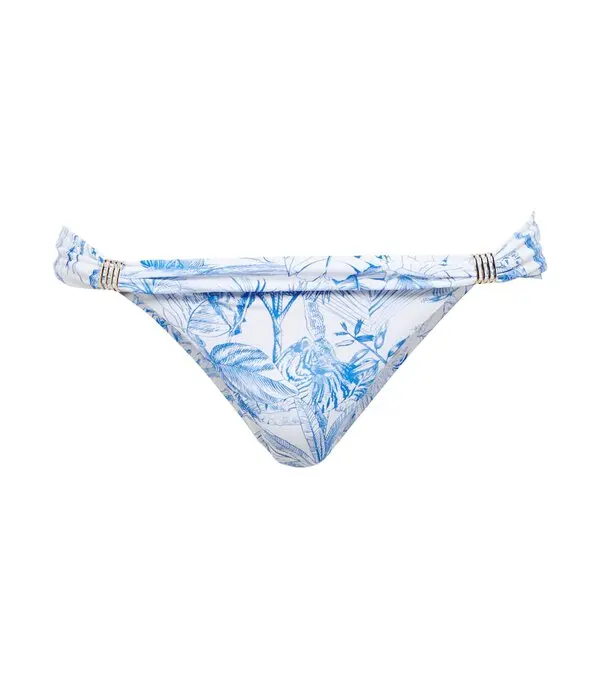 Melissa Odabash Grenada Printed Bikini Bottom - Blue